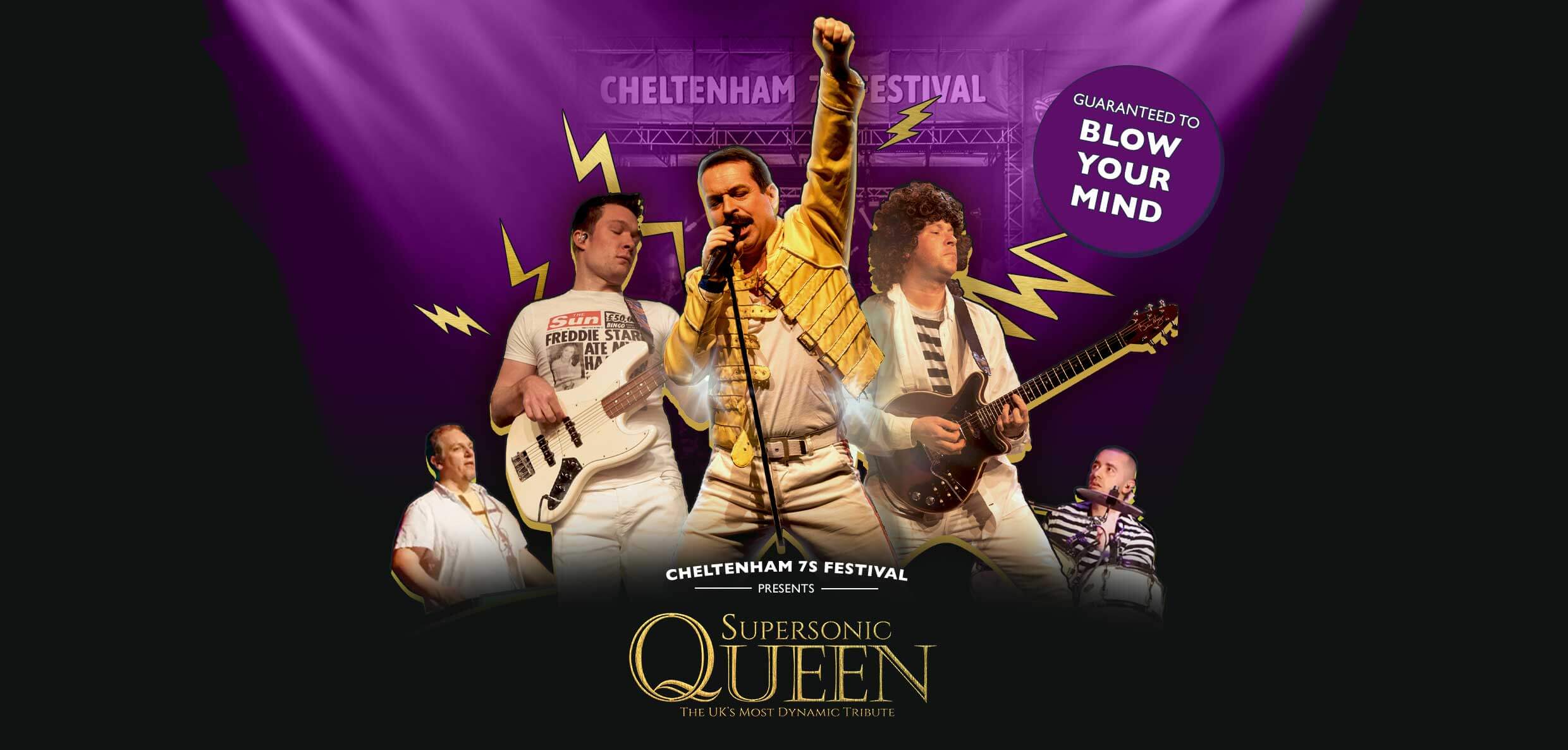 Supersonic Queen - Cheltenham 7s Festival - UK's premier Queen tribute band